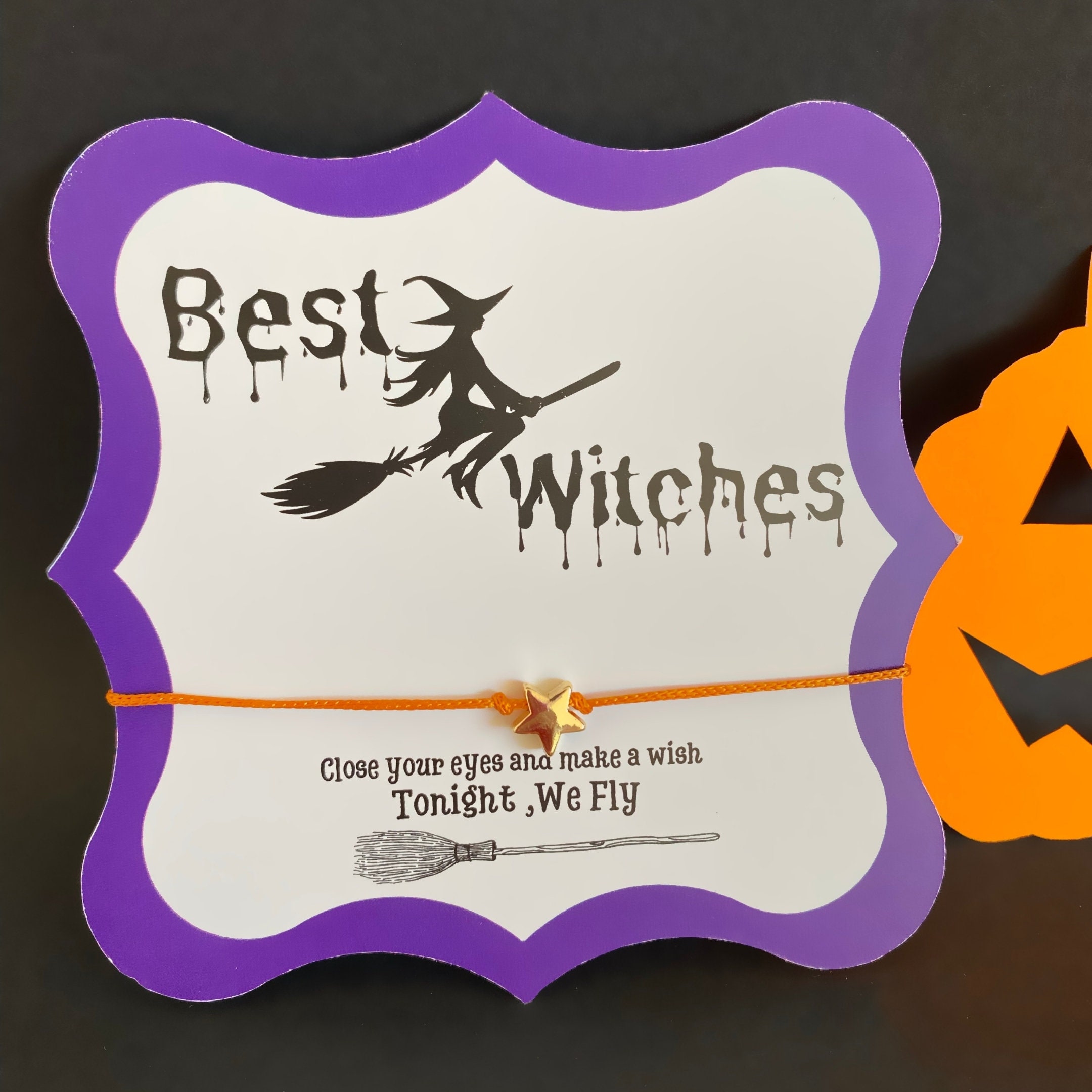 Best Witches Best Witches Halloween Halloween Wish Bracelet - Etsy