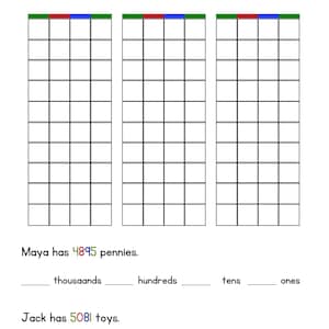 Montessori Golden Beads Printable | Hands-on Math Materials ...