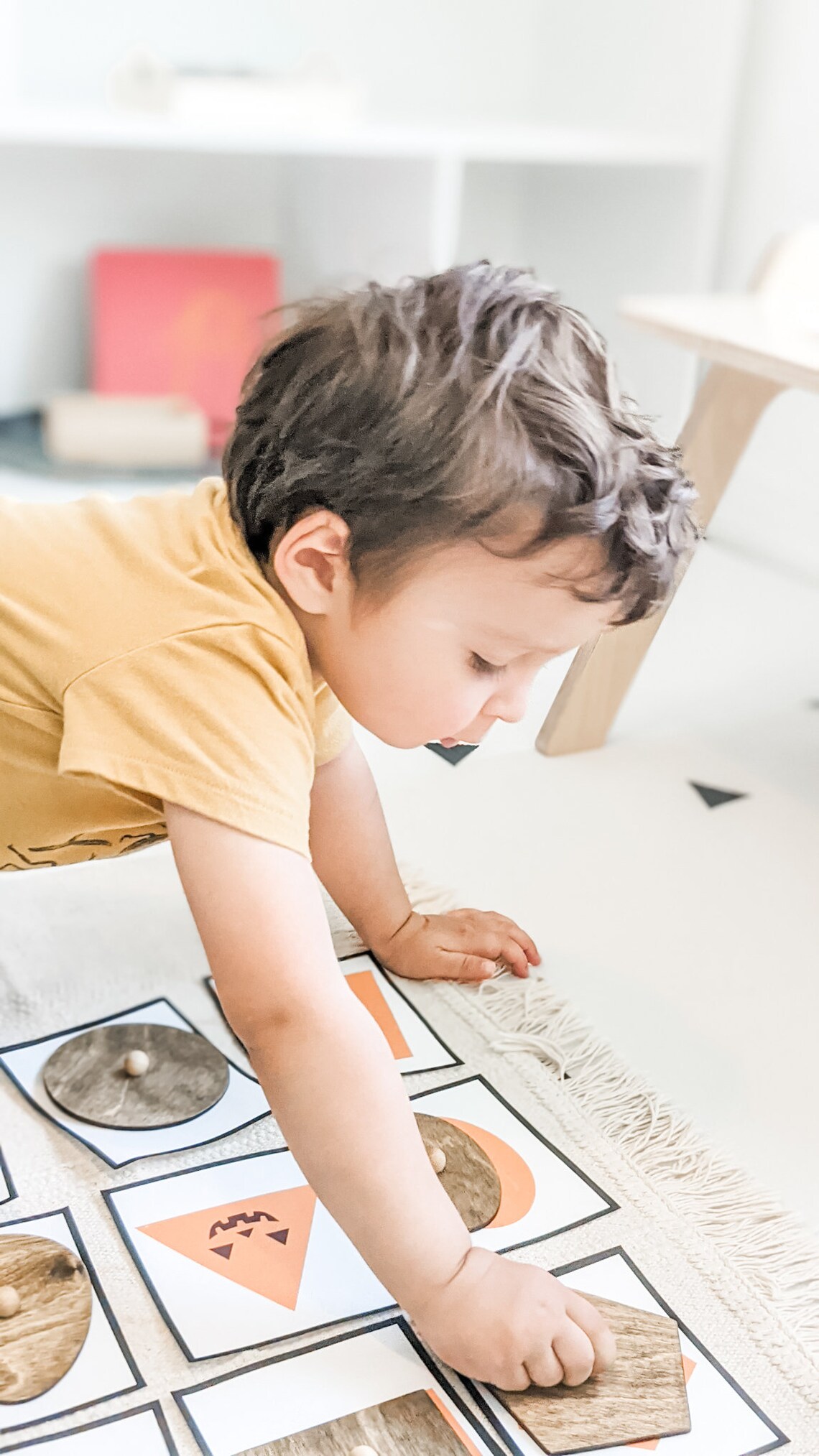 Jack-o-lantern Printable: Matching Shapes Game for Preschoolers - Etsy