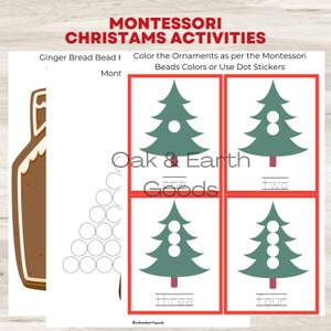 Christmas Montessori Activities Busy Book Pages Montessori Printable ...