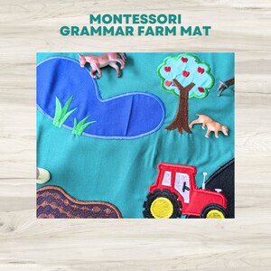 Montessori Grammar Farm Mat | Farm Play Mat | Farm for Kids ...
