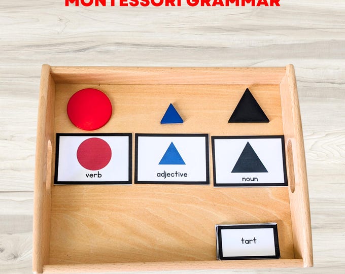 Montessori Grammar Activities | Apple Inspired Grammar Activities ...