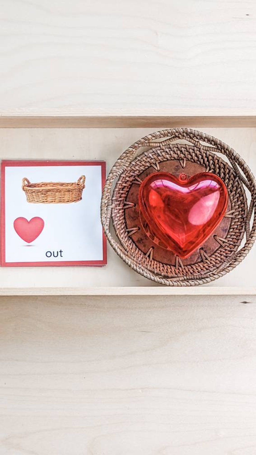 Valentine's Theme Preposition Cards - Etsy