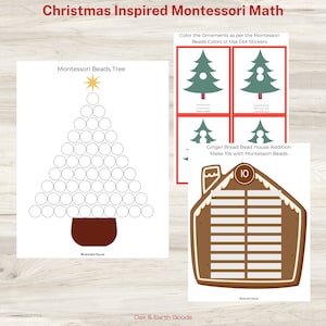 Christmas Montessori Activities Busy Book Pages Montessori Printable ...