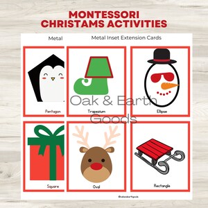 Christmas Montessori Activities Busy Book Pages Montessori Printable ...