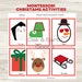 Christmas Montessori Activities Busy Book Pages Montessori Printable ...