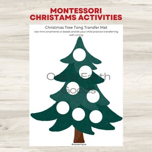 Christmas Montessori Activities Busy Book Pages Montessori Printable ...