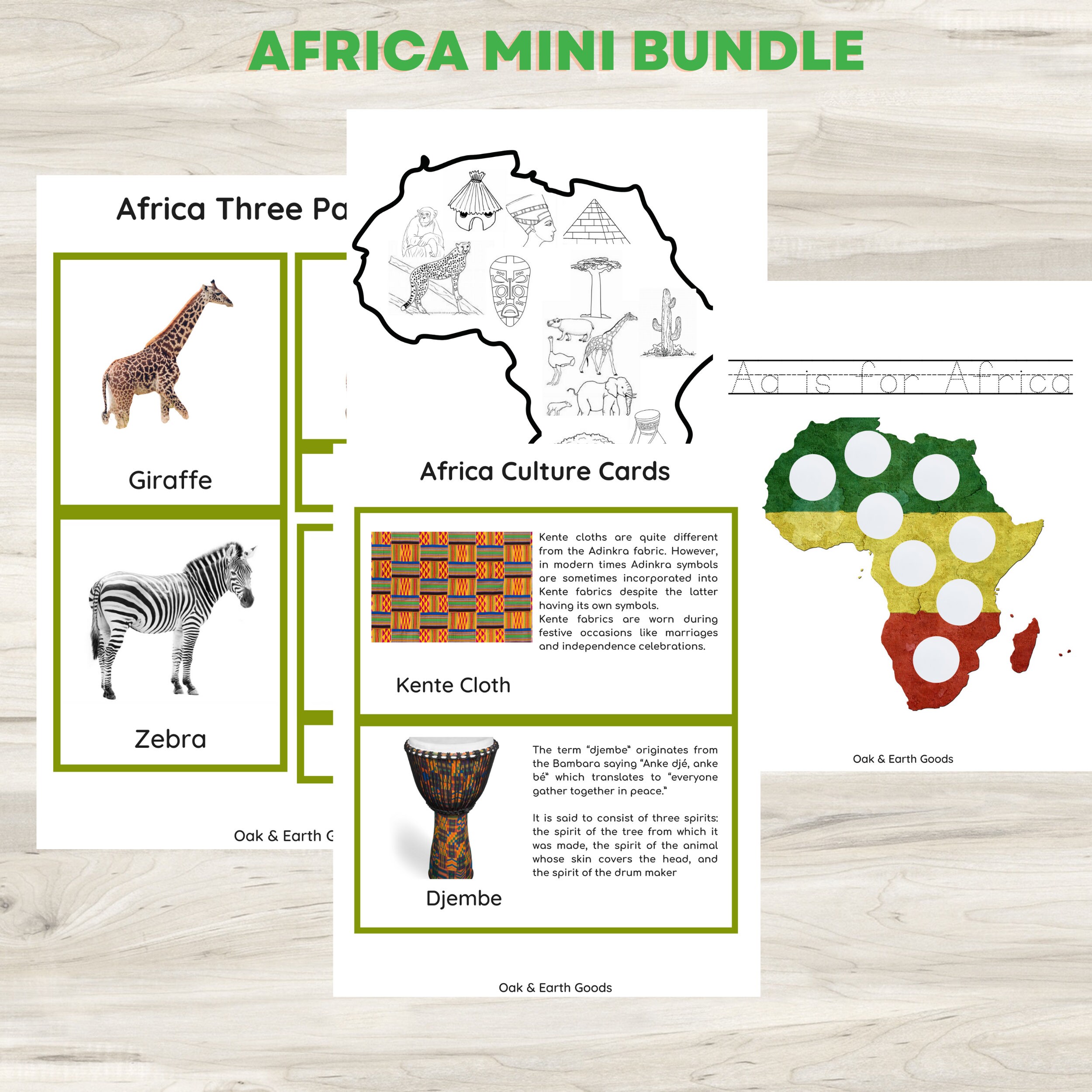 African Animals busy Book Pages-instant Digital Download-montessori ...