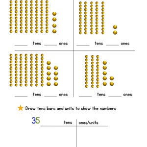Montessori Golden Beads Printable | Hands-on Math Materials ...