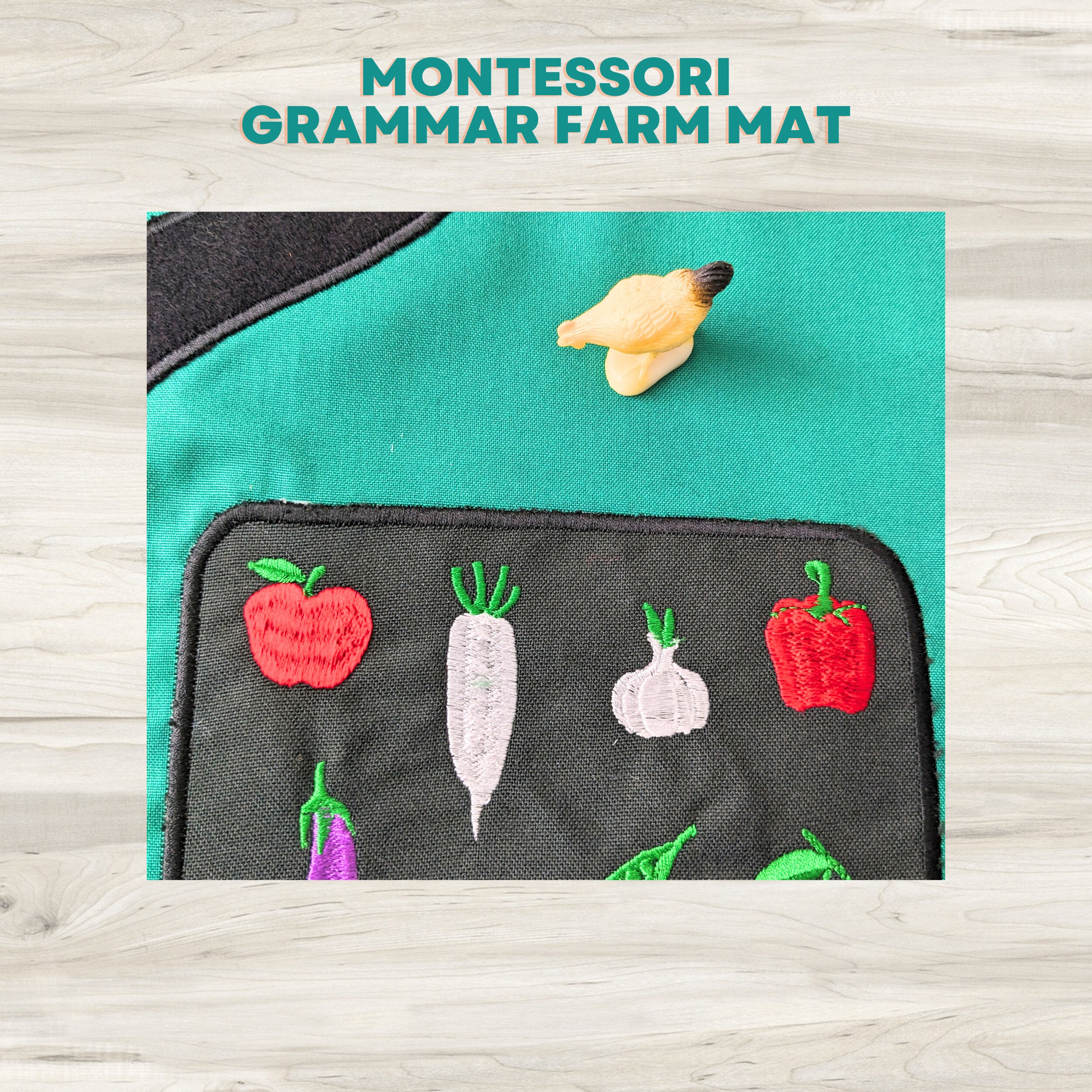 Montessori Grammar Farm Mat | Farm Play Mat | Farm for Kids ...