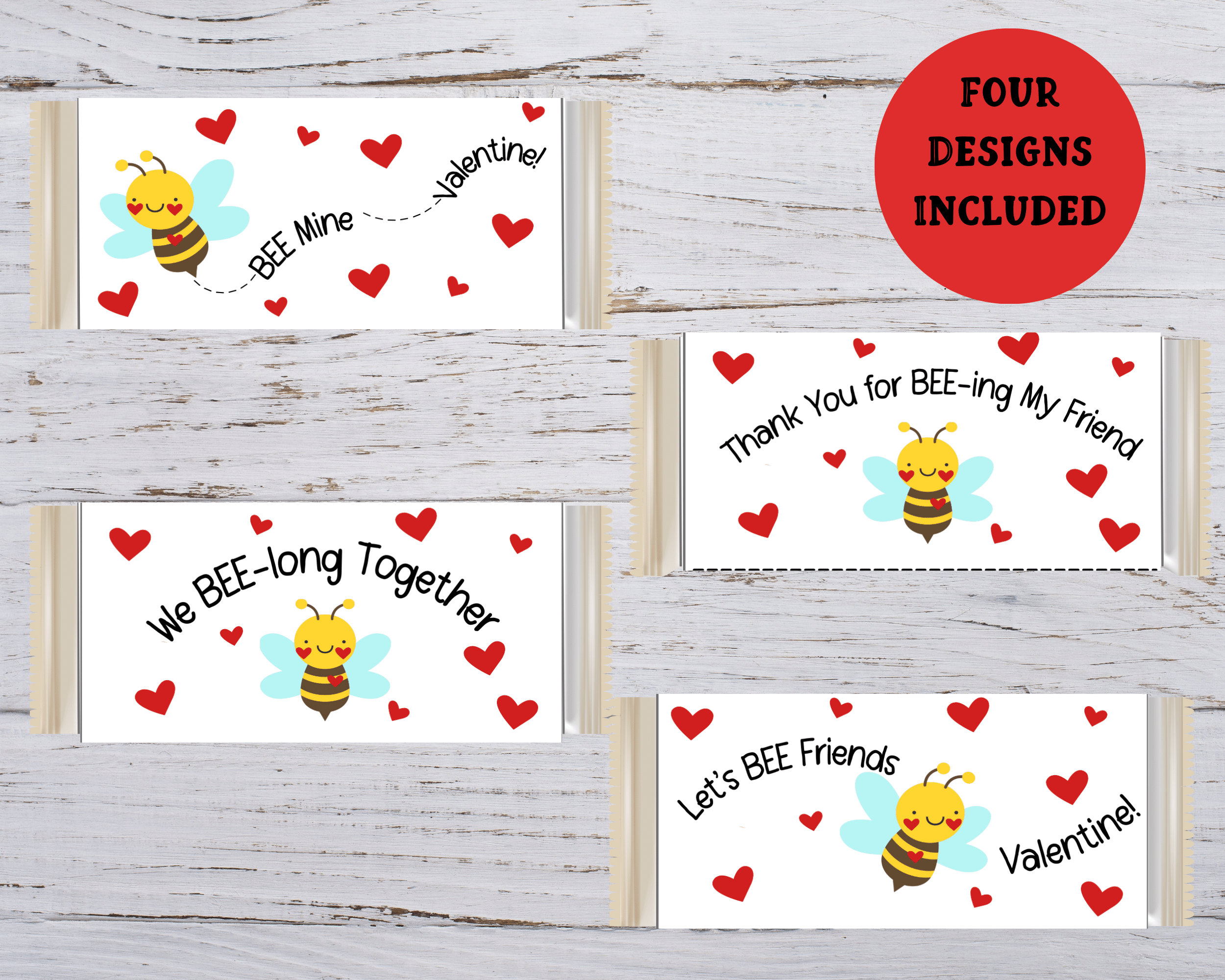 Valentines Day Printable Candy Bar Wrapper, Valentines Day Party Favor ...