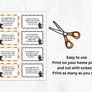 Halloween Indoor Treasure Hunt, Printable Scavenger Hunt, Treasure Hunt ...