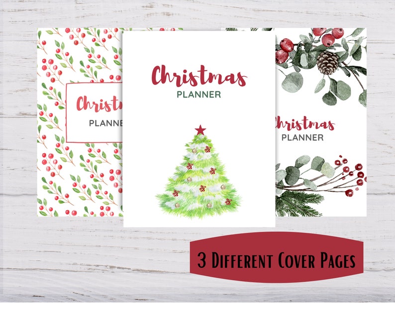 Printable Christmas Planner, Digital Christmas Planner, Christmas ...