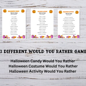 Halloween Would You Rather Game for Kids, Classroom Halloween Activity ...