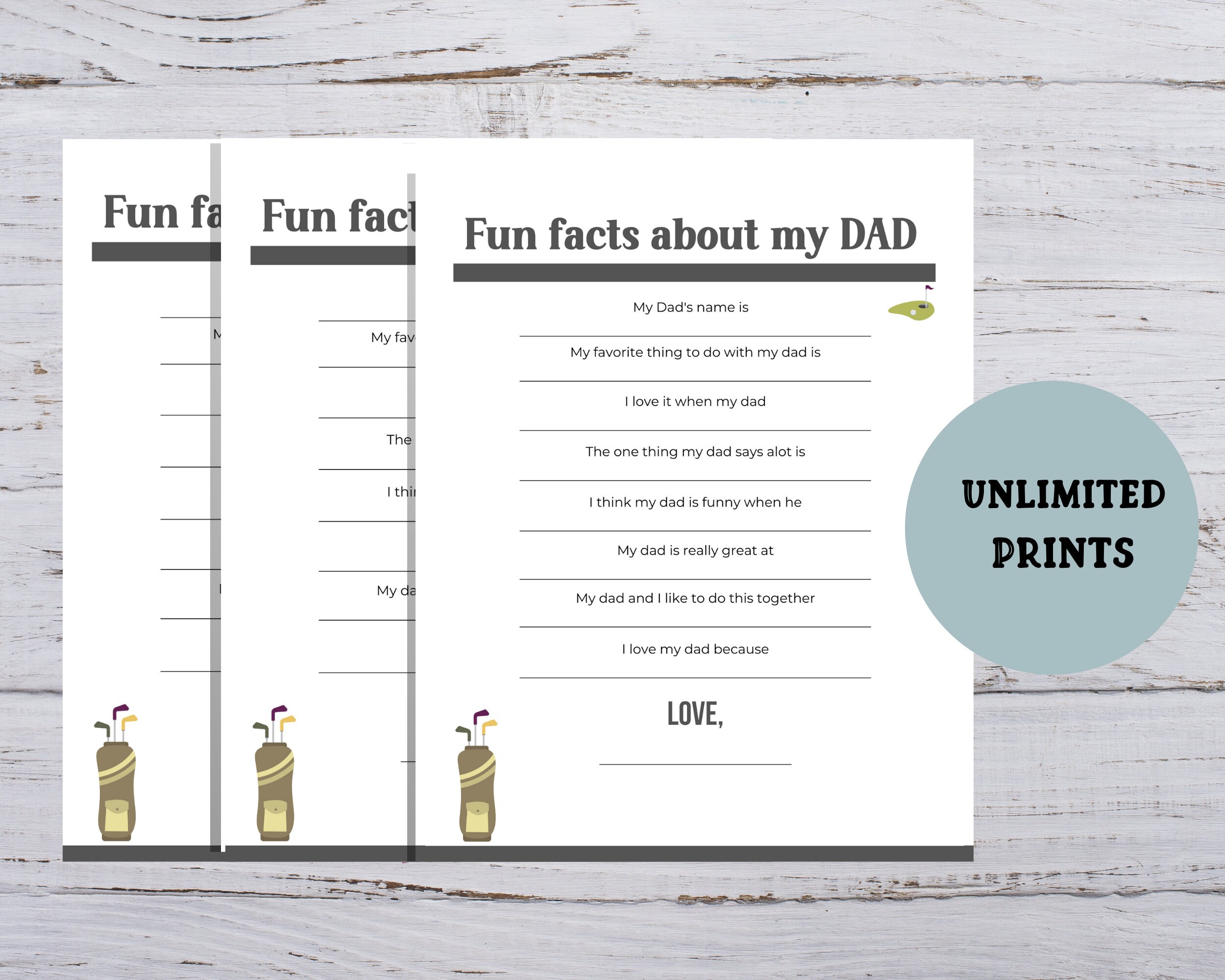 Printable Fathers Day Questionnaire, Fathers Day Gift From Kids, Fun ...
