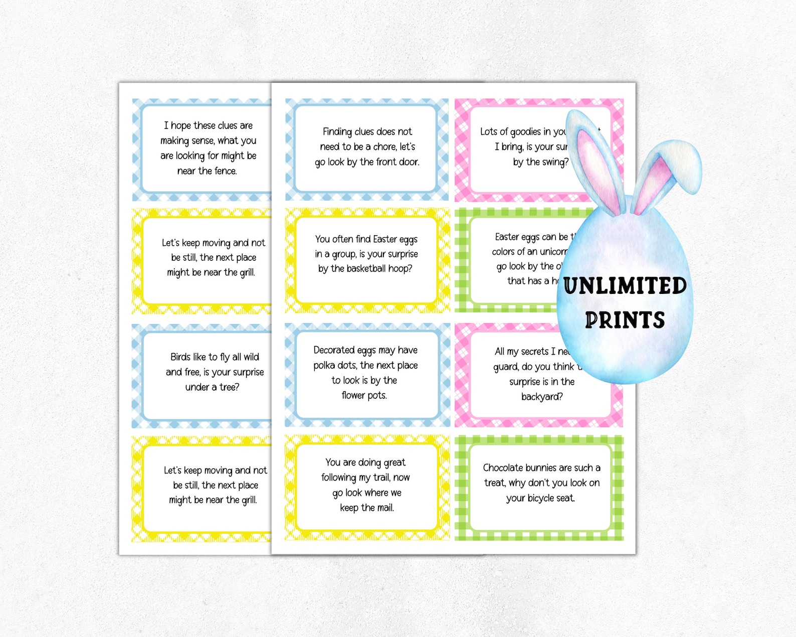 Easter Outdoor Treasure Hunt, Scavenger Hunt for Kids, Printable Easter ...