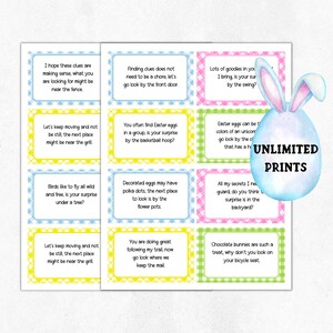 Easter Outdoor Treasure Hunt, Scavenger Hunt for Kids, Printable Easter ...