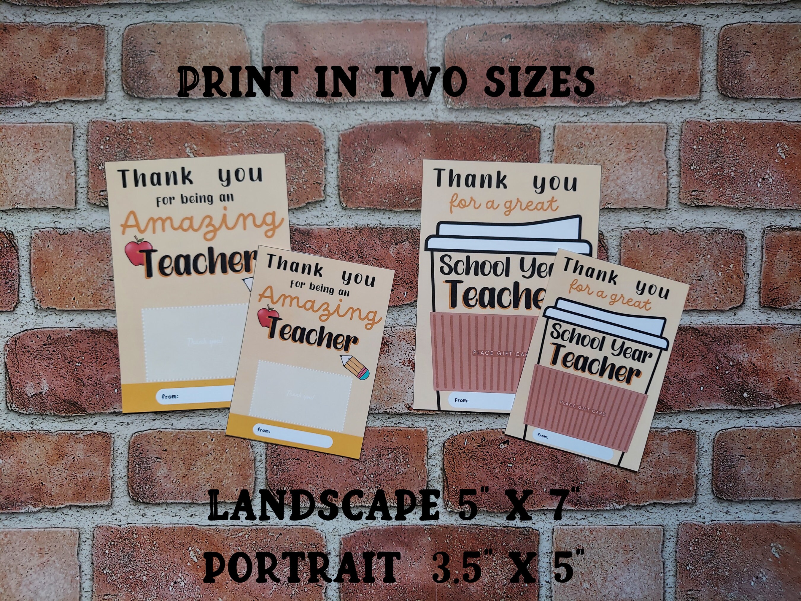 Teacher Appreciation Gift Card Holder, Teacher Thank You Gift ...