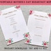 Mothers Day Printable Menu, Mothers Day Breakfast Menu, Printable Menu ...