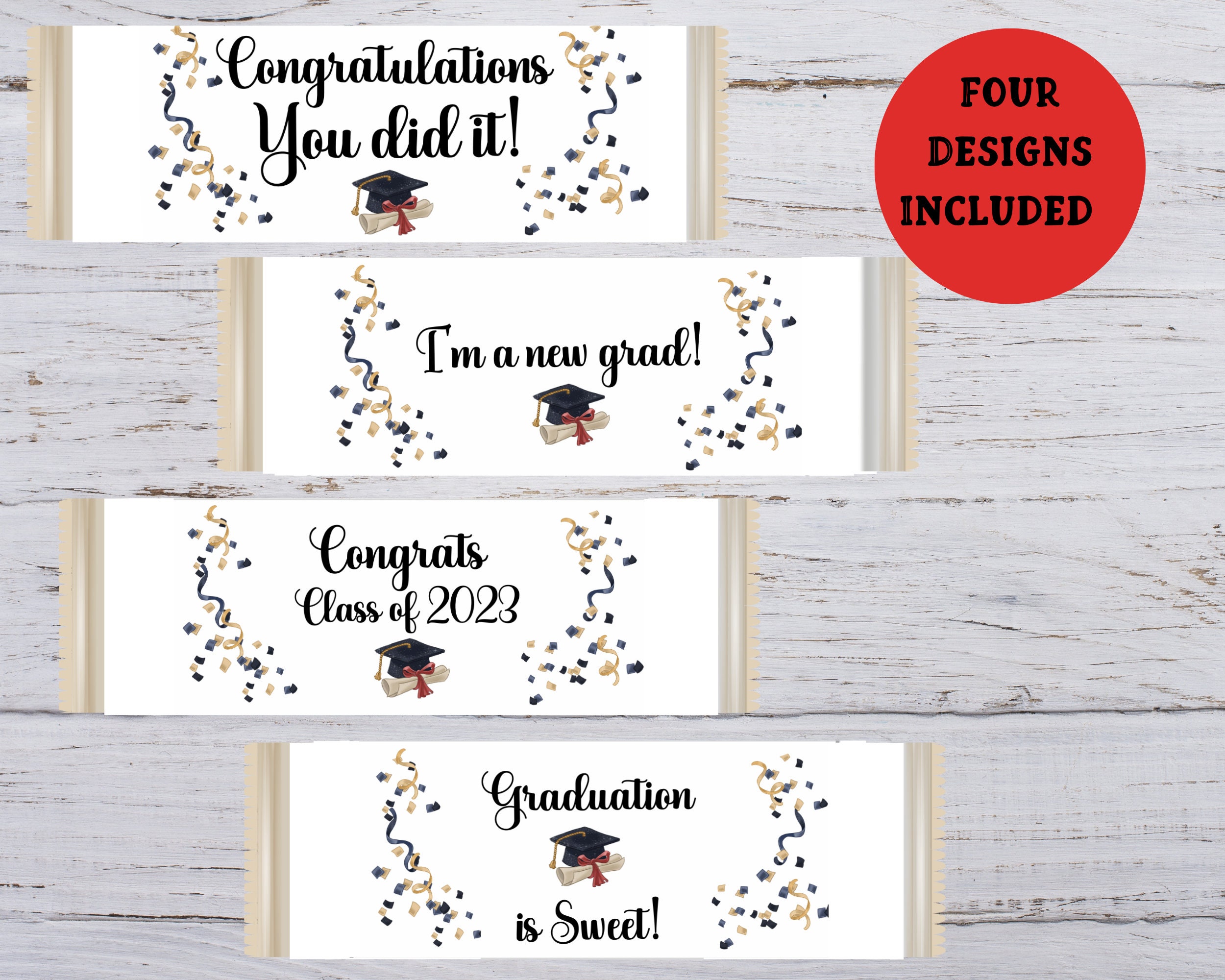 Graduation Candy Bar Wrapper, Graduation Party Favors, Printable Candy ...