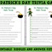 St. Patrick's Day Trivia Game, St. Patricks Day Classroom Printable ...