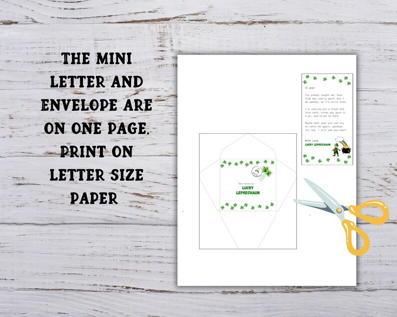 Leprechaun Letter Printable, St. Patrick's Day Letter for Kids ...