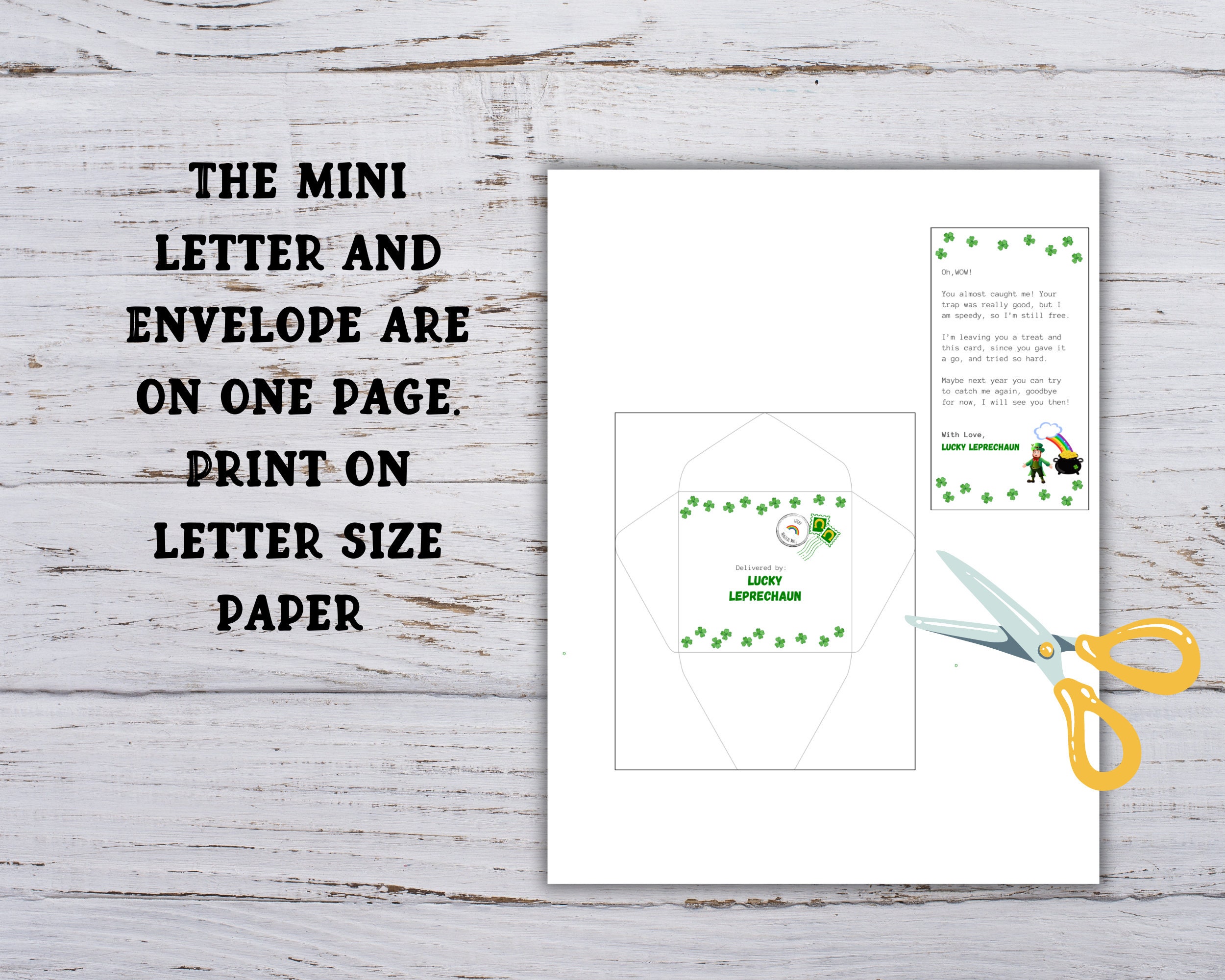 Leprechaun Letter Printable, St. Patrick's Day Letter for Kids ...