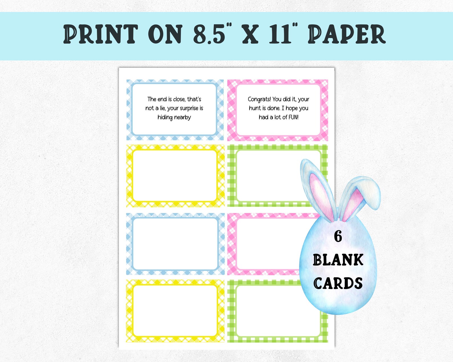 Easter Outdoor Treasure Hunt, Scavenger Hunt for Kids, Printable Easter ...