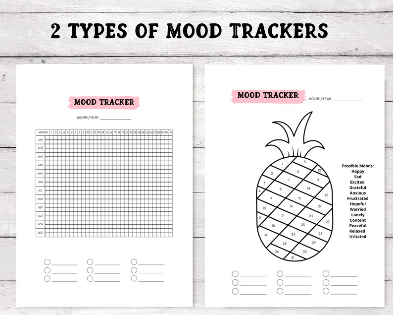 Vision and Goal Planner, Printable Manifestation Journal, Habit Tracker ...