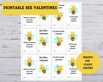 Bee Valentine Cards - Etsy