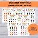Printable Halloween Memory Game, Classroom Party Games, Halloween ...