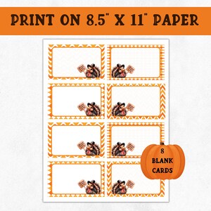 Thanksgiving Turkey Treasure Hunt for Kids, Family Scavenger Hunt Game ...