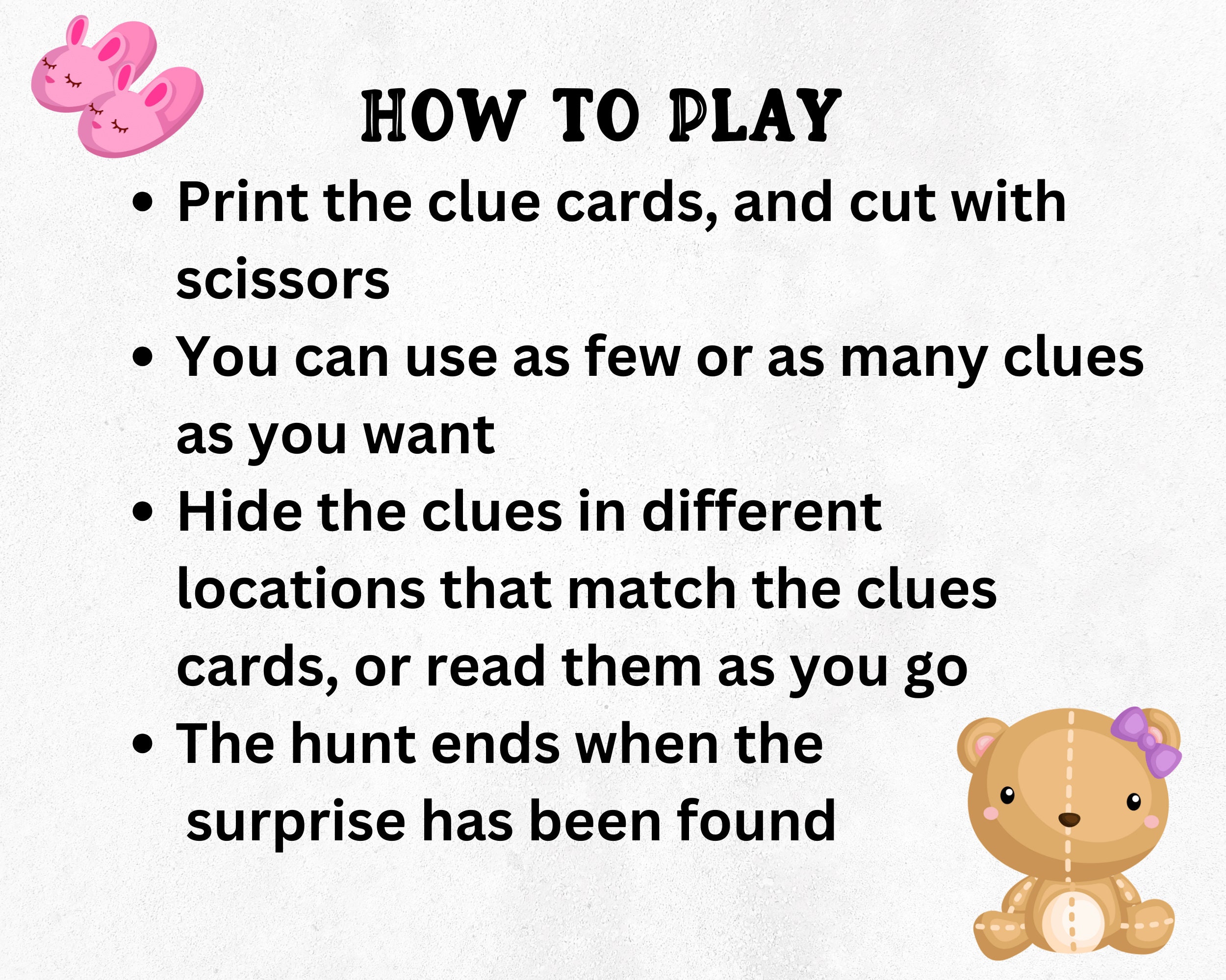 Pink Slumber Party Treasure Hunt, Scavenger Hunt for Girls, Sleepover ...