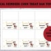 Printable Reindeer Treat Bag Toppers, Magical Reindeer Corn Christmas ...