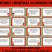 Printable Indoor Christmas Scavenger Hunt, Christmas Treasure Hunt ...