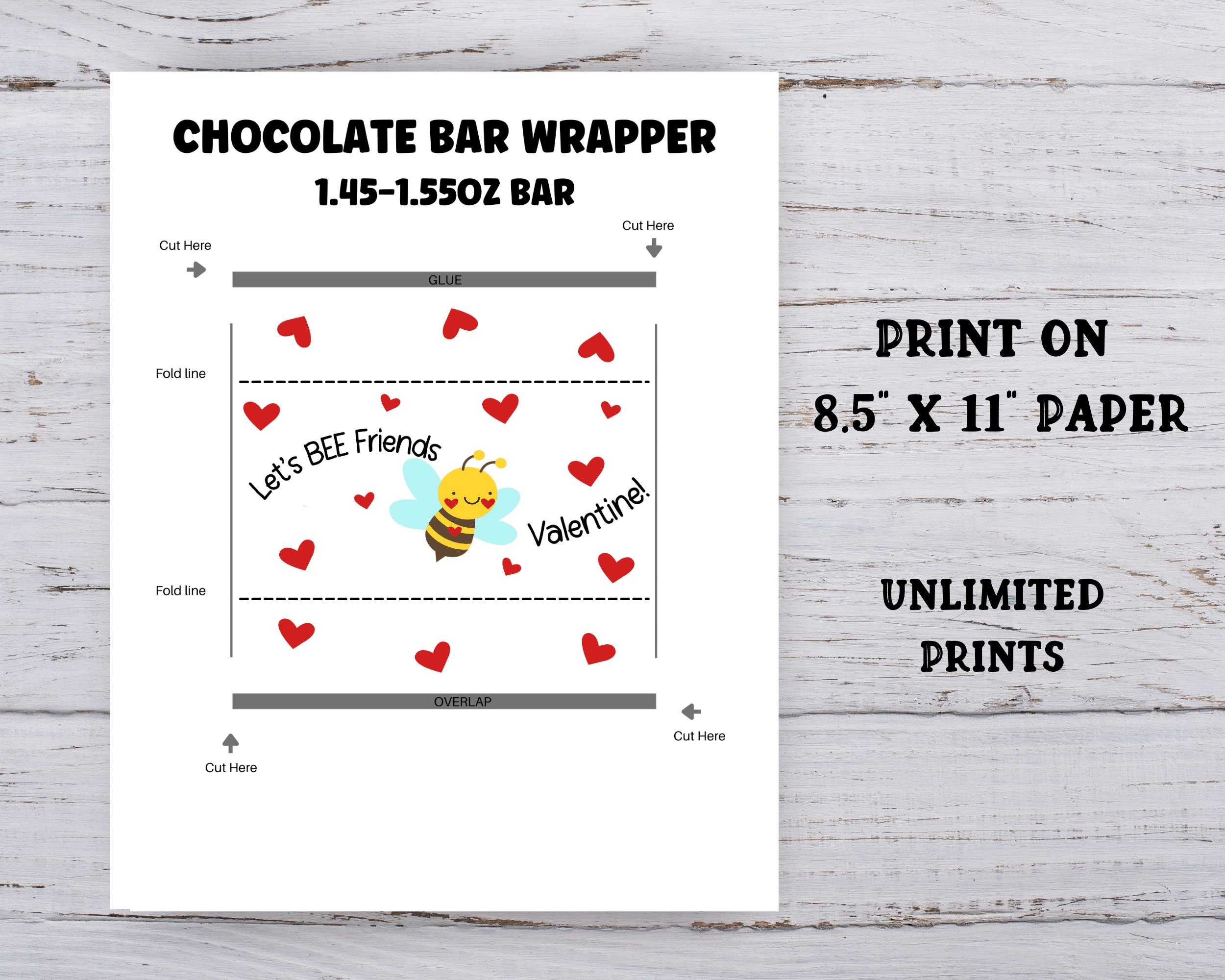 Valentines Day Printable Candy Bar Wrapper, Valentines Day Party Favor ...