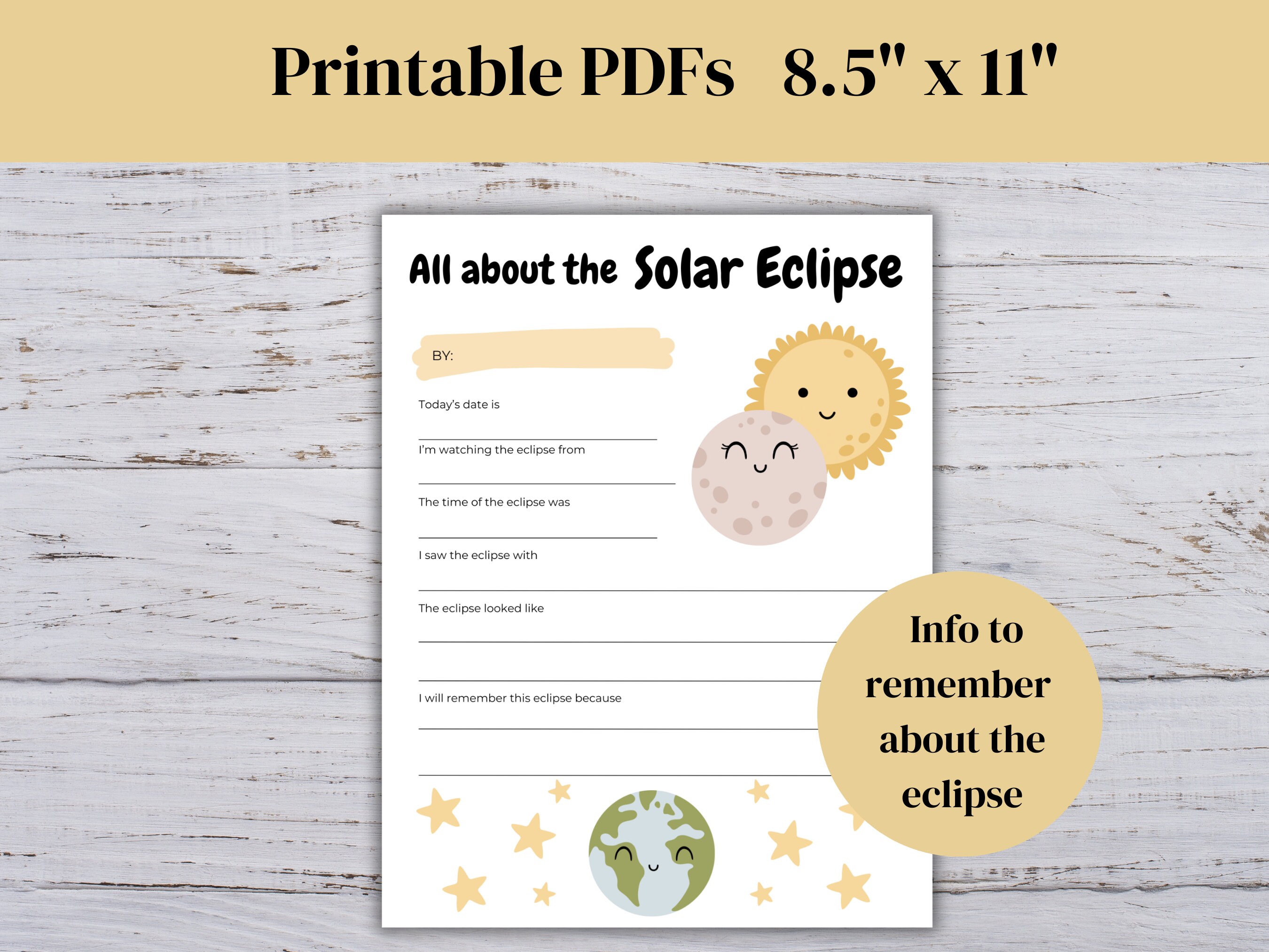 Solar Eclipse Activity Bundle, Solar Eclipse Scavenger Hunt, Solar ...