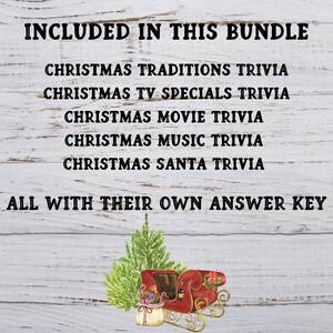 Christmas Trivia Party Game Bundle, Printable Christmas Trivia Games ...