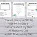 Father's Day Printable Card and Questionnaire Bundle, Instant Download ...
