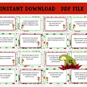 Indoor Christmas Scavenger Hunt, Christmas Treasure Hunt, Find the Elf ...