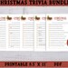 Christmas Trivia Party Game Bundle, Printable Christmas Trivia Games ...