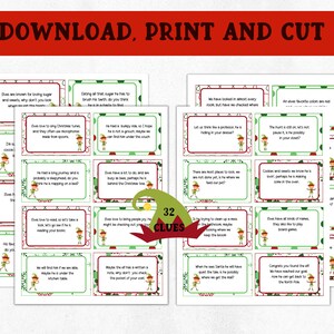 Indoor Christmas Scavenger Hunt, Christmas Treasure Hunt, Find the Elf ...