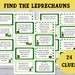 Leprechaun Treasure Hunt for Kids, Leprechaun Hunt Game, Printable St ...