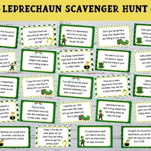 Leprechaun Treasure Hunt for Kids, Leprechaun Hunt Game, Printable St ...