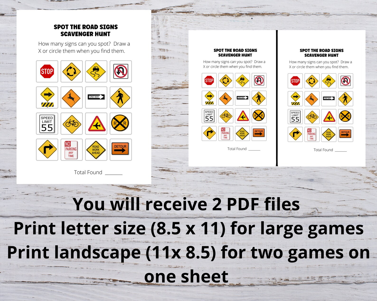 Printable Road Trip Vacation Scavenger Hunt Bundle Travel - Etsy