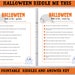 Halloween Riddle Me This Game, Party Game for Kids, Halloween Questions ...
