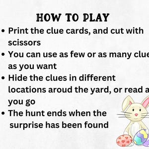 Outdoor Easter Treasure Hunt, Easter Scavenger Hunt for Kids, Printable ...