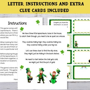Leprechaun Treasure Hunt for Kids, Leprechaun Hunt Game, Printable St ...