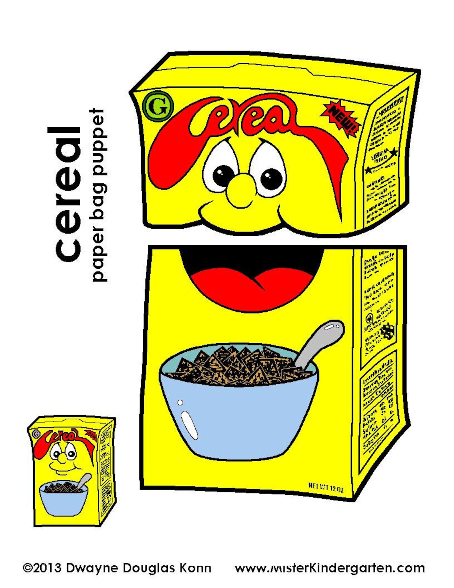 Food Paper Bag Puppets - Now You Can Play With Your Food! - Etsy