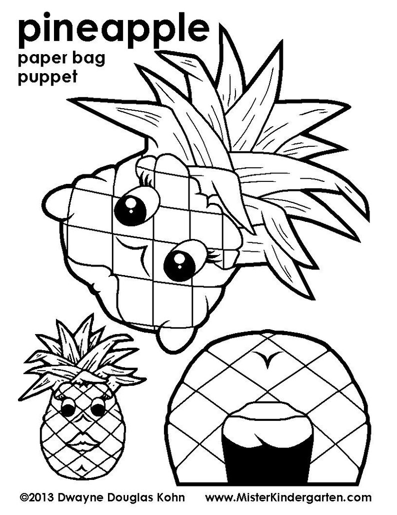 Food Paper Bag Puppets - Now You Can Play With Your Food! - Etsy